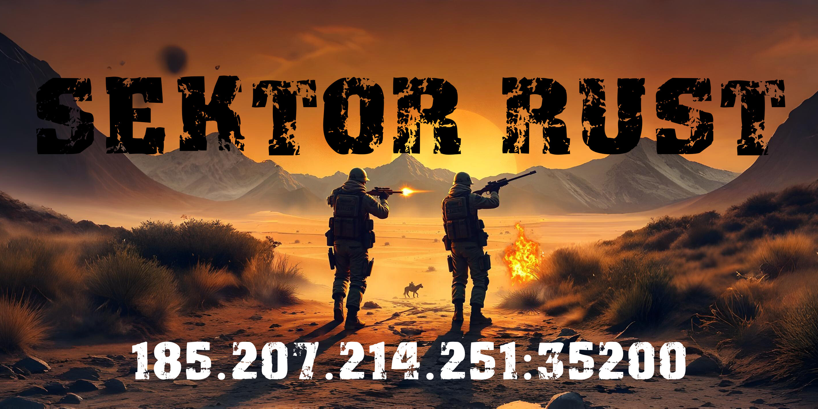 Сервер SEKTOR RUST [x5] Для Новичков | NoLimit - 185.189.255.27:35000
